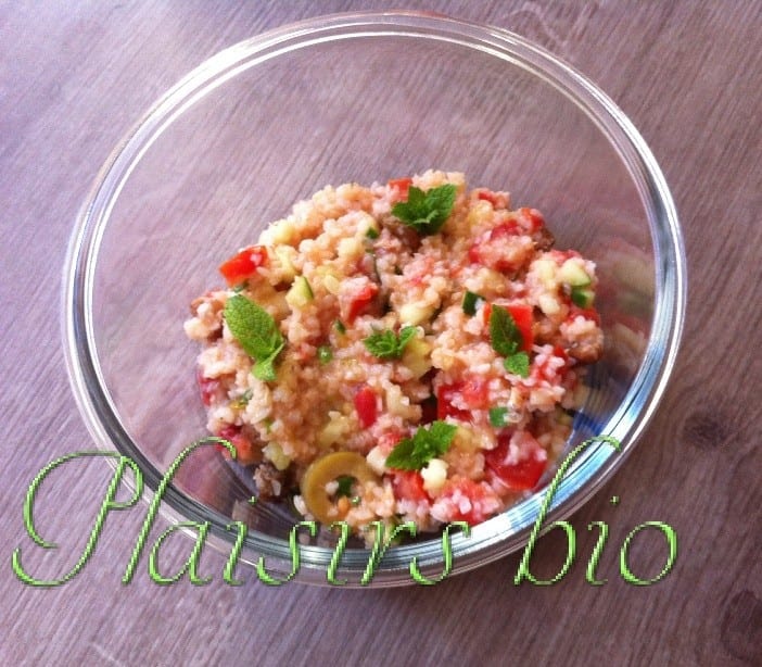 Taboulé bio à la semoule de riz